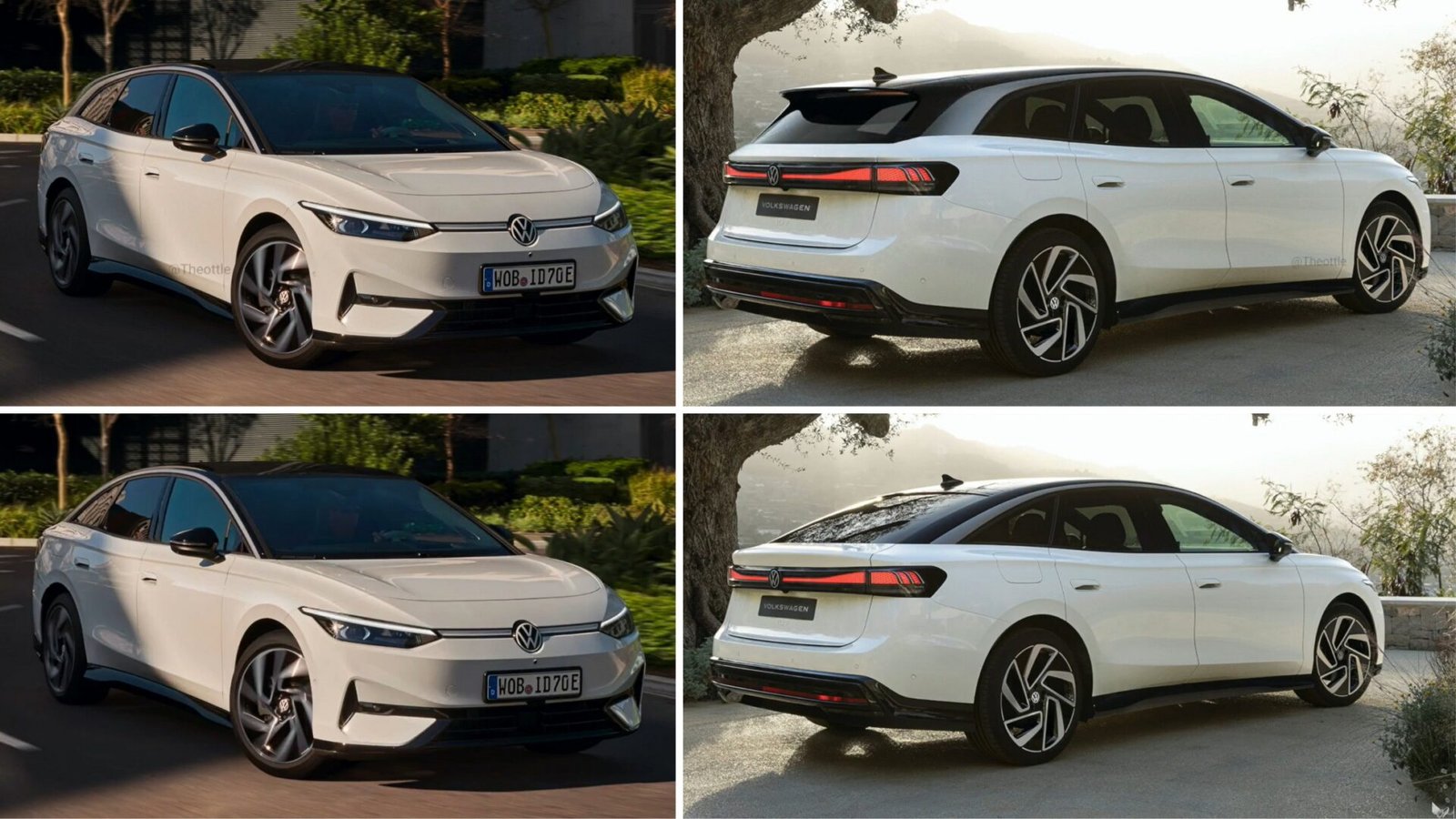 Nuova Volkswagen ID.7 Variant 2024: Anteprima Rendering | Autoprove.it