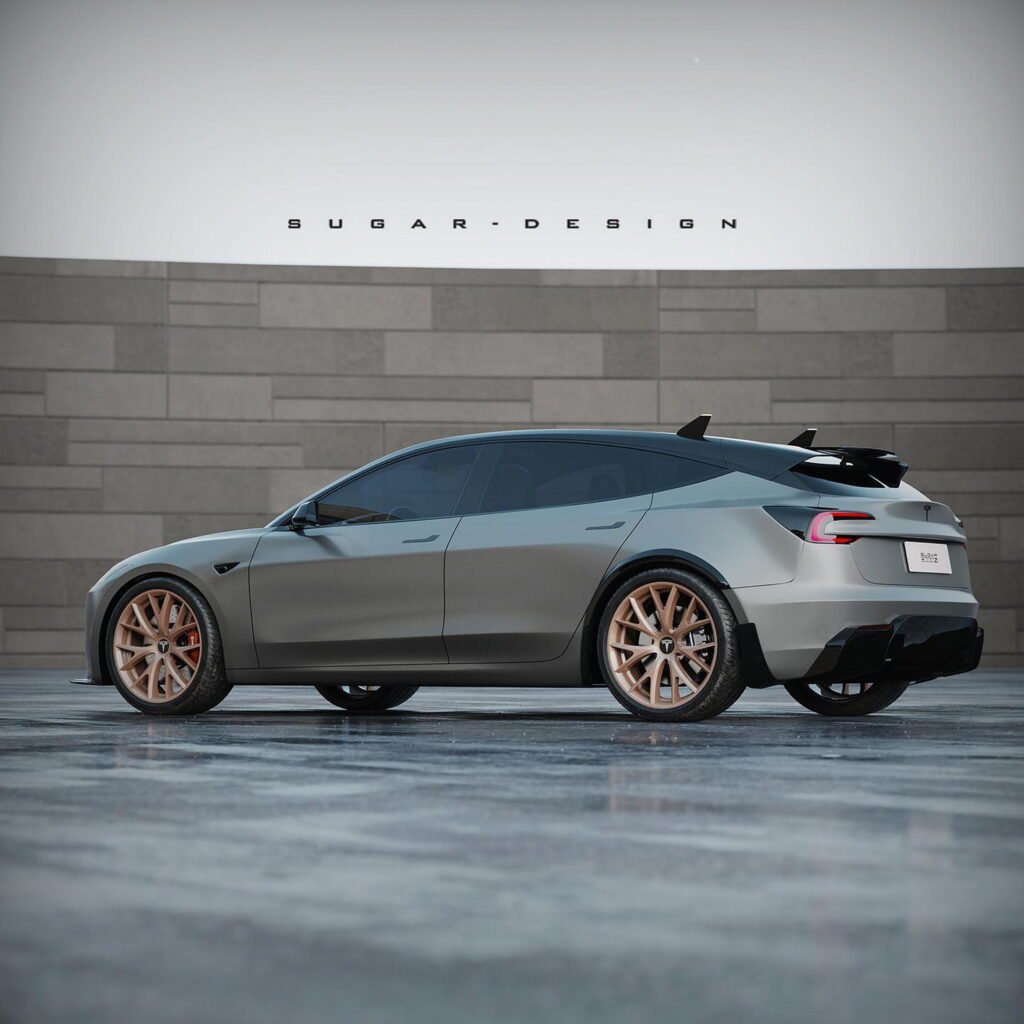 Nuova Tesla Model 3 GT 2024: il Rendering | Autoprove.it